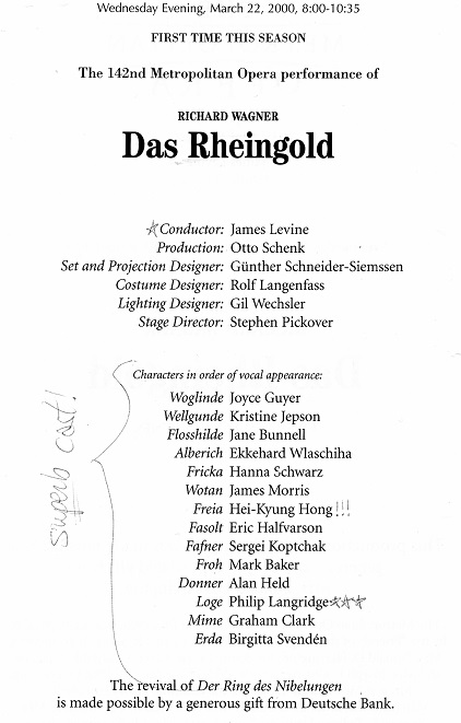 RHEINGOLD @ THE MET ~ 25 YEARS AGO – Oberon's Glade